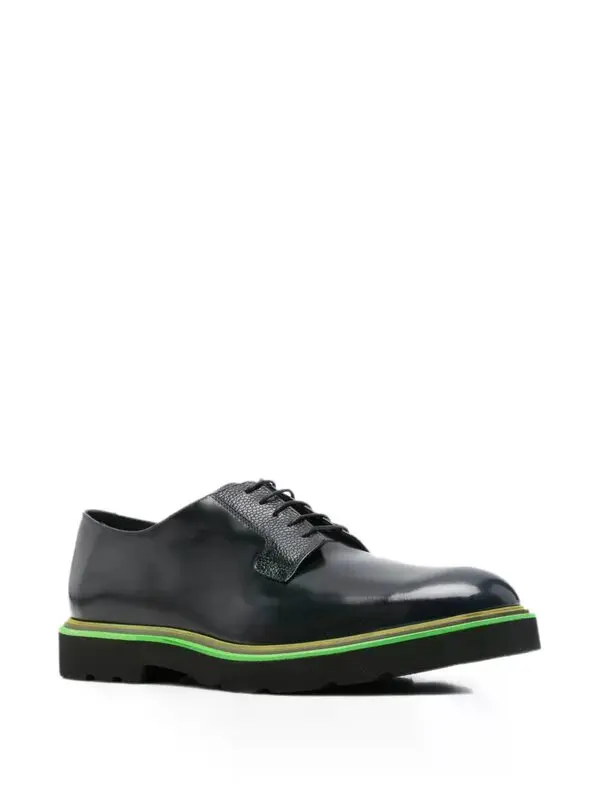 Paul Smith Ras Lace-up Leather Derby Shoes - Blue