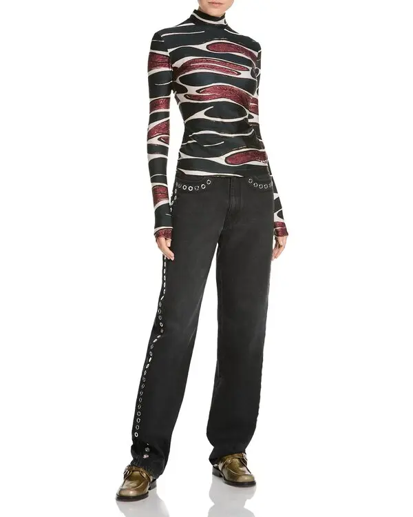 Marni Printed Long Sleeve T-shirt