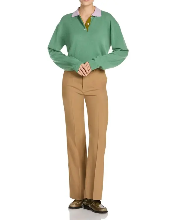 Marni Wool Straight Leg Trousers