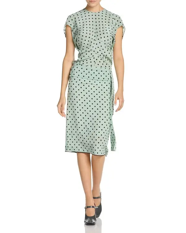 Marni Polka Dot Pencil Skirt