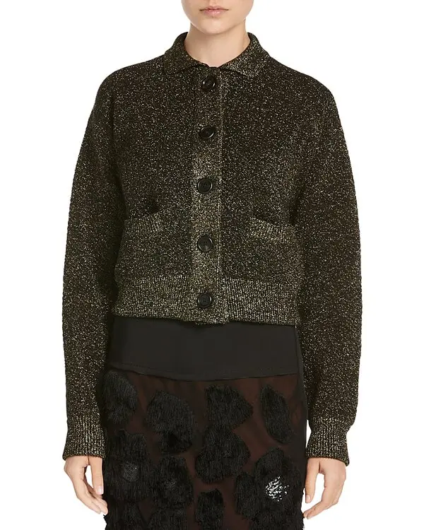 Marni Metallic Double Faced Cardigan