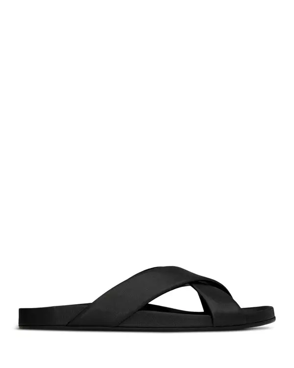 Saint Laurent Nichols Slides - Black