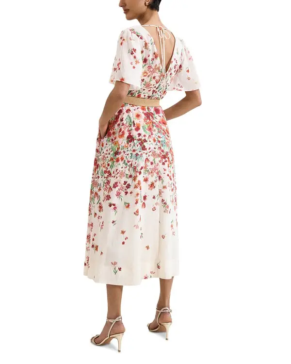 PHASE EIGHT Petites Lovette Floral Midi Dress