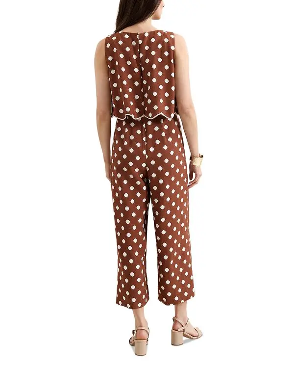 PHASE EIGHT Alia Spot Double Layer Jumpsuit
