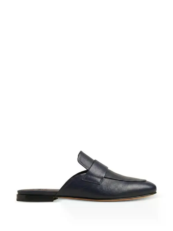Officine Creative Blair 010 Leather Mules - Blue