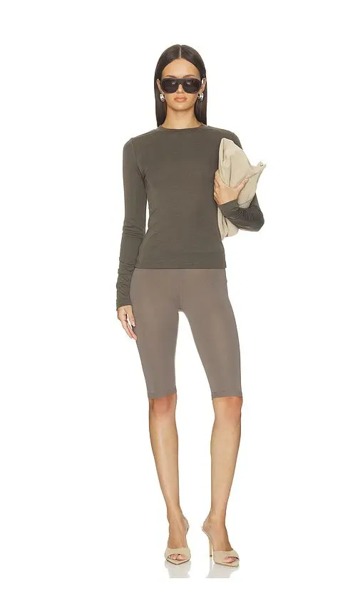 Fear Of God Fitted Longsleeve Tee - Brown