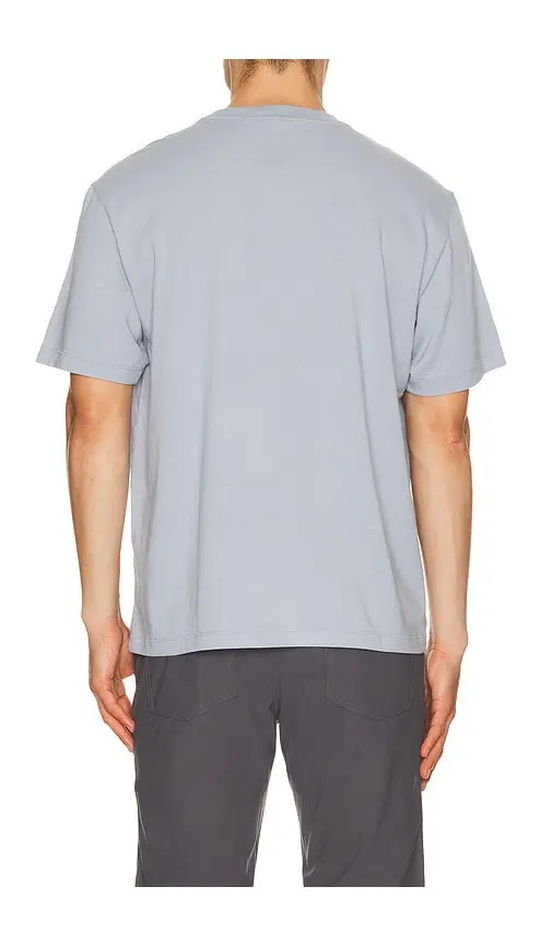 Vuori Heavyweight Relaxed Tee In Blue - Blue Dusk