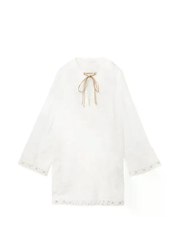 Zimmermann Indra Mini Dress - Neutrals