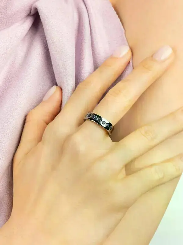 APM MONACO Morse Smile Ring