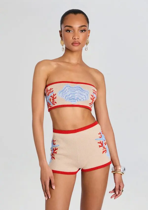 Retrofete Aralyn Knit Bandeau - Sand Multi