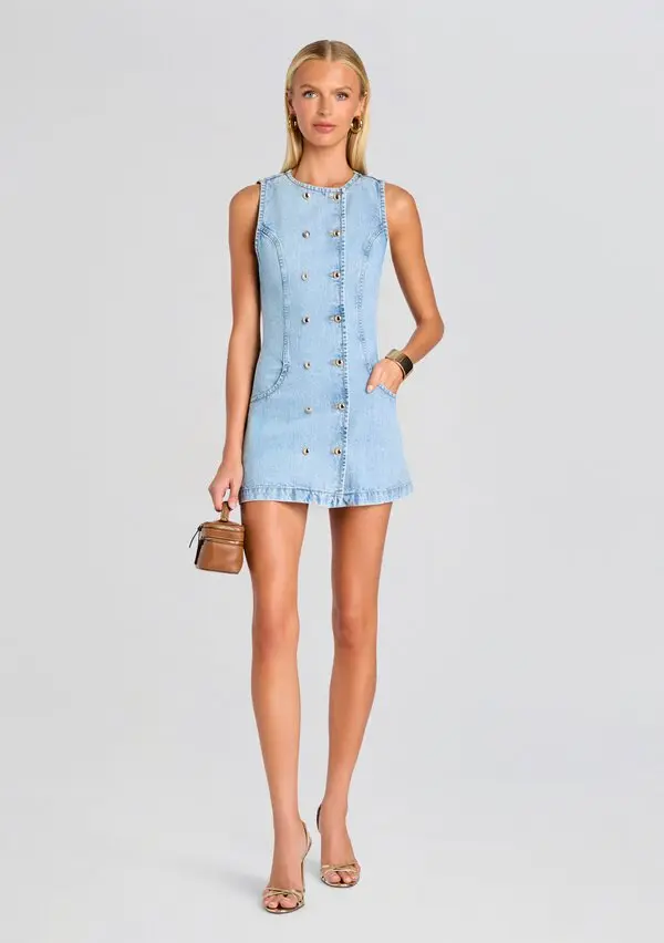 Retrofete Hanna Denim Dress - Bleeker