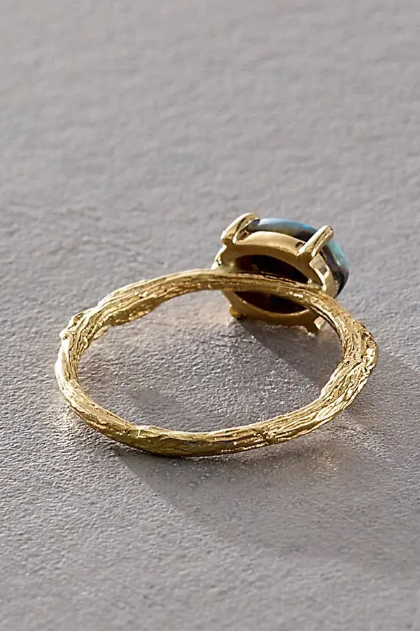 ELISABETH BELL JEWELRY Elisabeth Bell Celestial Tide Ring With And Diamonds