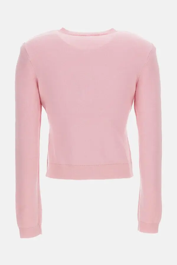 SELF-PORTRAIT Floral Lace Knit Sweater