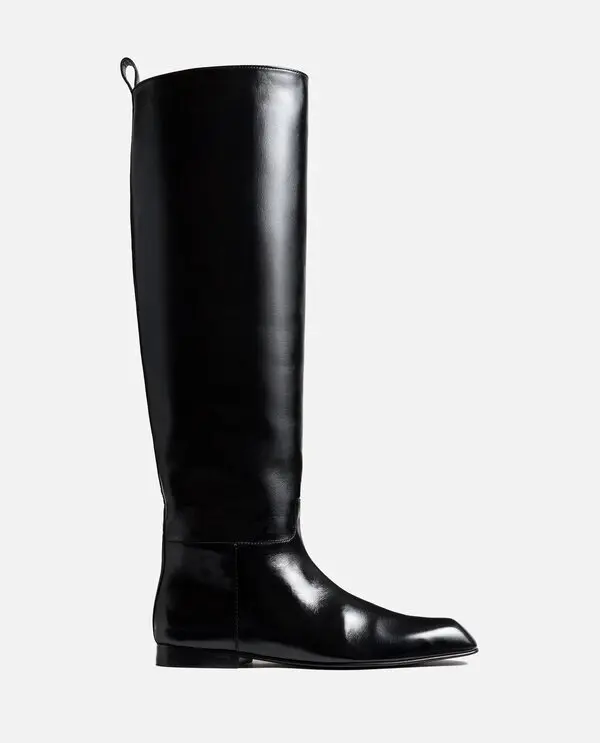 Khaite Knee-high Leather Boots - Nero