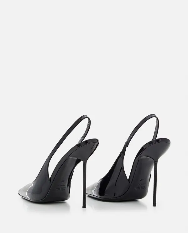 Paris Texas Lidia Slingback High Heel Shoes - Black