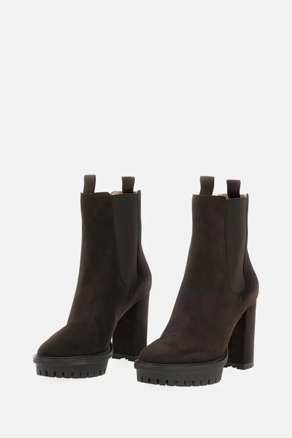 GIANVITO ROSSI Barry Suede Chelsea Boots - Brown