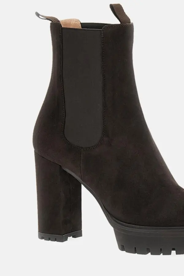 GIANVITO ROSSI Barry Suede Chelsea Boots - Brown