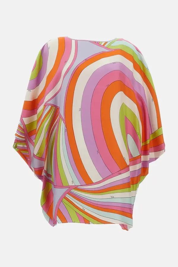 Emilio Pucci Printed Silk Kaftan - Multicolor