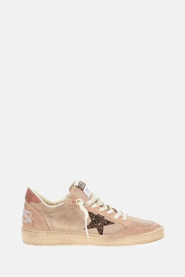 GOLDEN GOOSE Ball Star Suede Sneakers - Rosa
