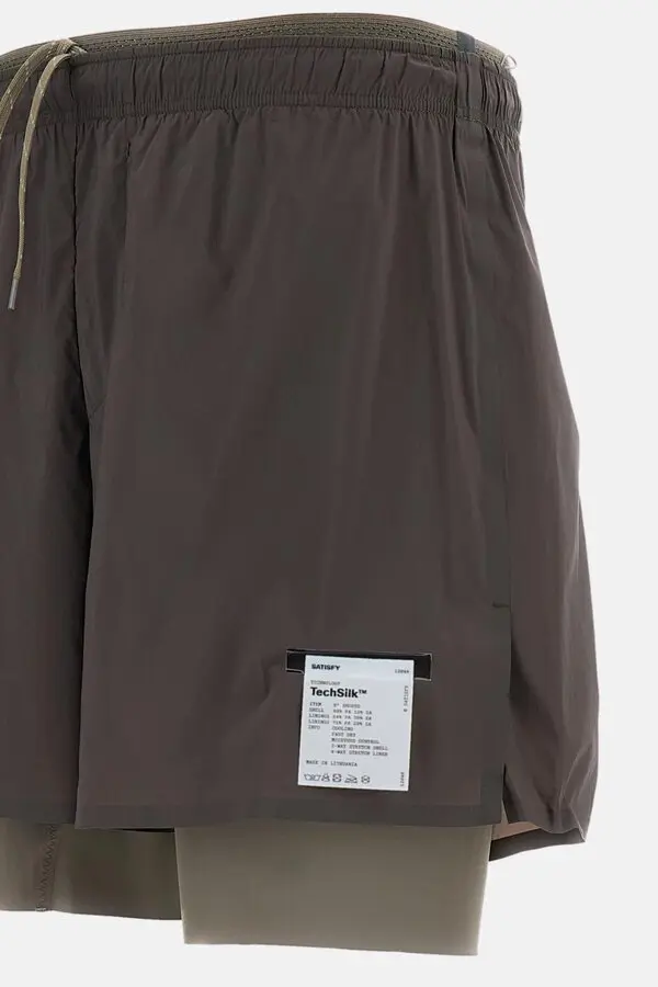 Satisfy Techsilk Running Shorts - Brown