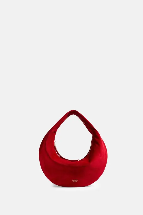 Khaite Borsa Olivia Mini Hobo - Rosso