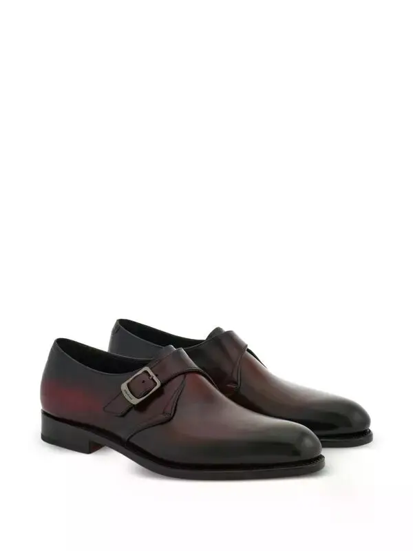 FERRAGAMO Tramezza Single Monk Strap Shoes