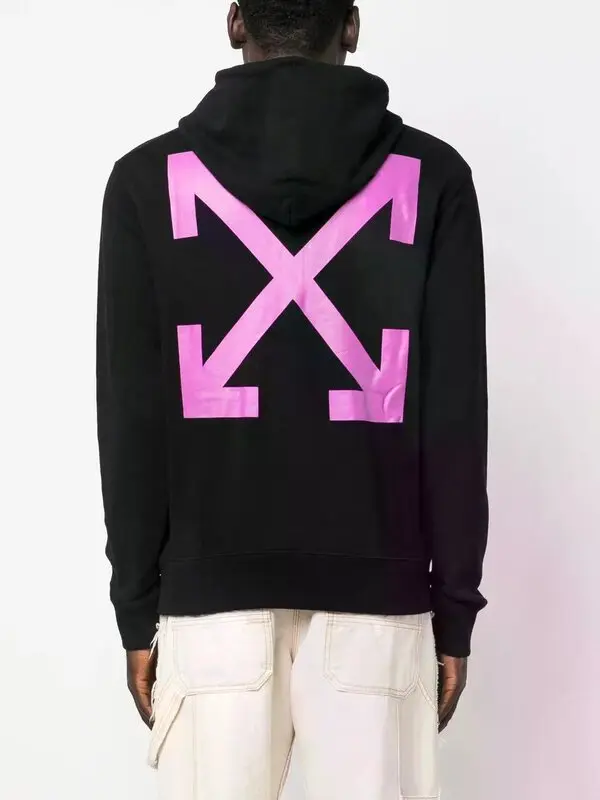 Off-White Caravaggio Print Cotton Hoodie