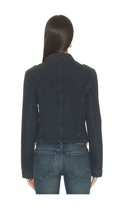 JADED LONDON Military-inspired Denim Jacket