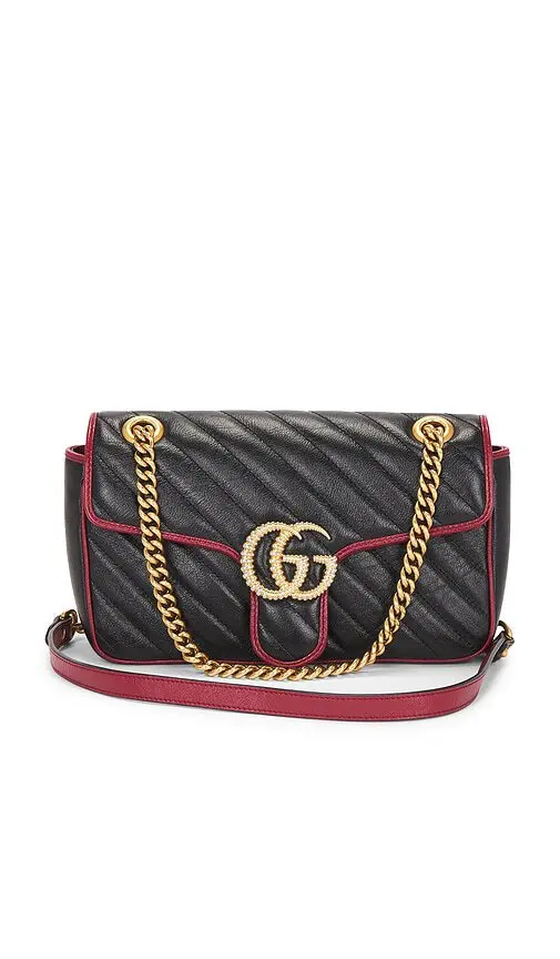 FWRD RENEW Gucci Gg Marmont Quilted Leather Shoulder Bag