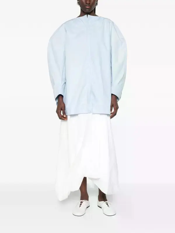Jacquemus Light Compact Cotton Poplin Balloon-back Dress