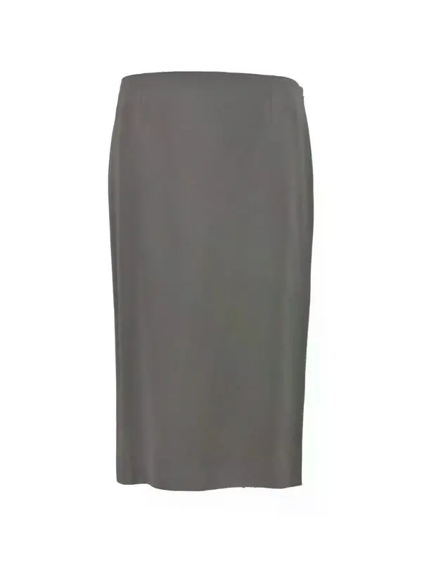 Alberta Ferretti High-waisted Straight Skirt
