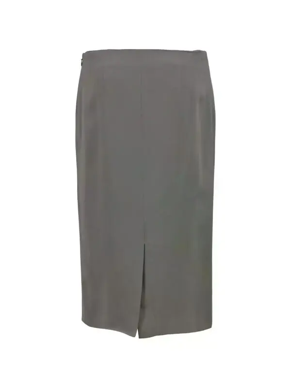 Alberta Ferretti High-waisted Straight Skirt