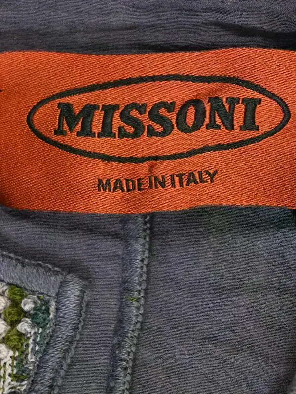 Missoni Zigzag Knit Overlap Jacket
