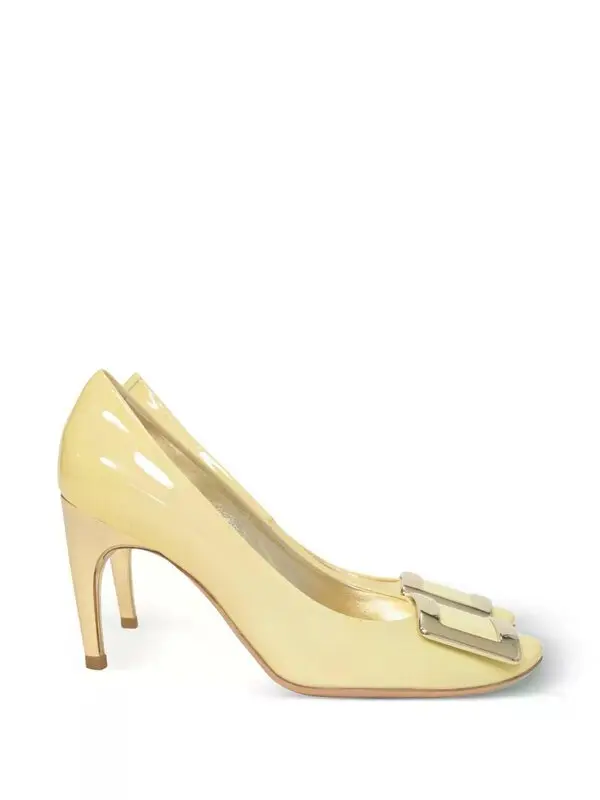 ROGER VIVIER Patent Leather Buckle Pumps
