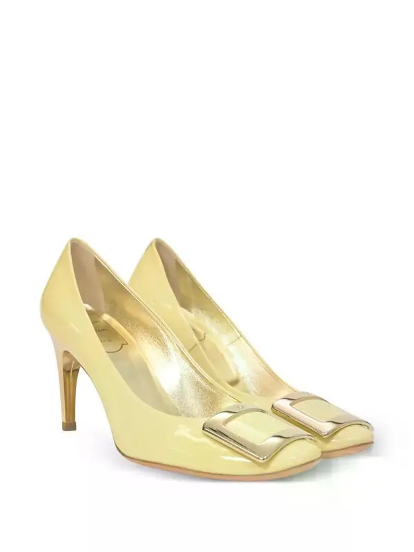 ROGER VIVIER Patent Leather Buckle Pumps