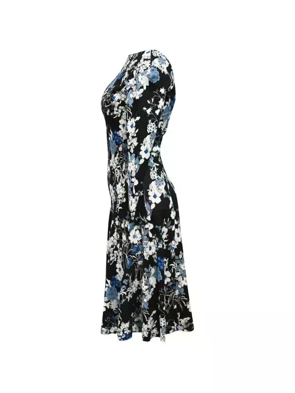 Erdem Floral-print Ruffle Dress