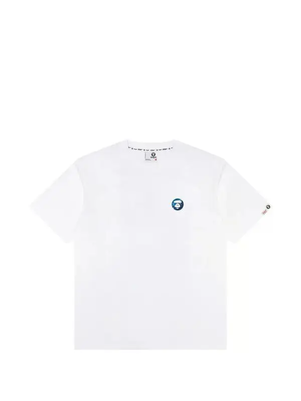 AAPE BY *A BATHING APE Logo-patch Graphic-print T-shirt