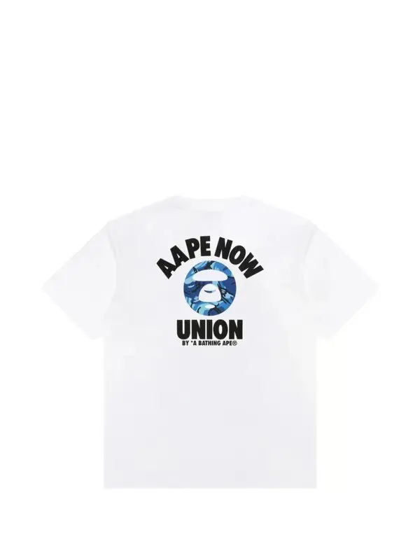 AAPE BY *A BATHING APE Logo-patch Graphic-print T-shirt