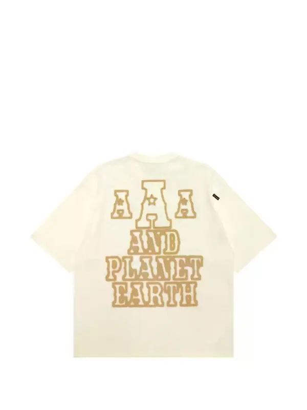 AAPE BY *A BATHING APE Logo-patch Puff-print T-shirt