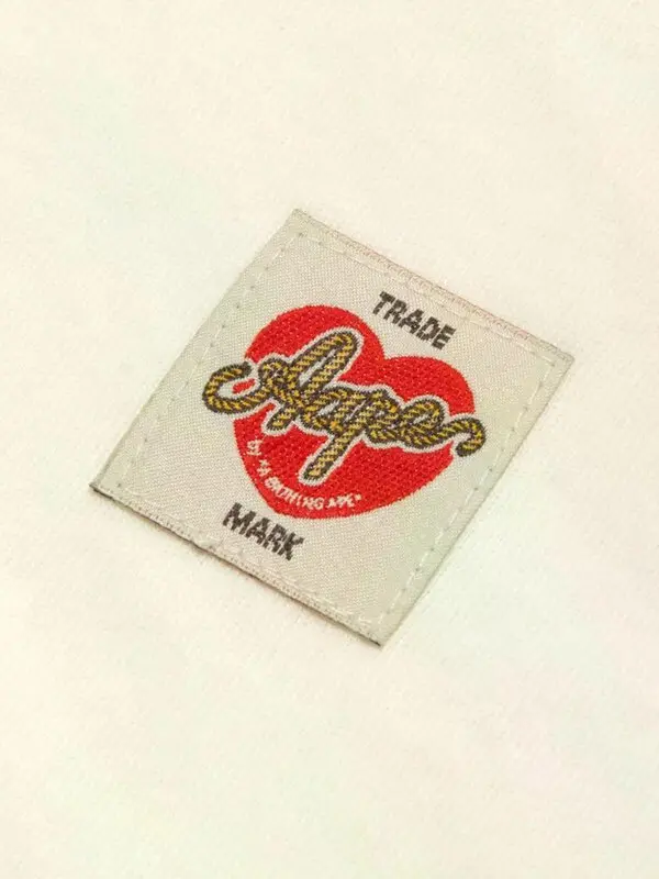 AAPE BY *A BATHING APE Logo-patch Puff-print T-shirt