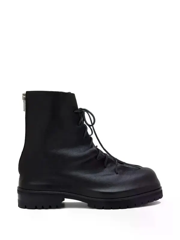 424 Lace-up Rear-zip Boots