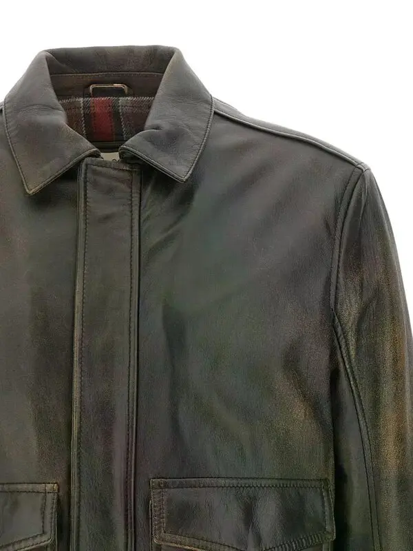 VOLFAGLI FIRENZE David Tundra Leather Jacket