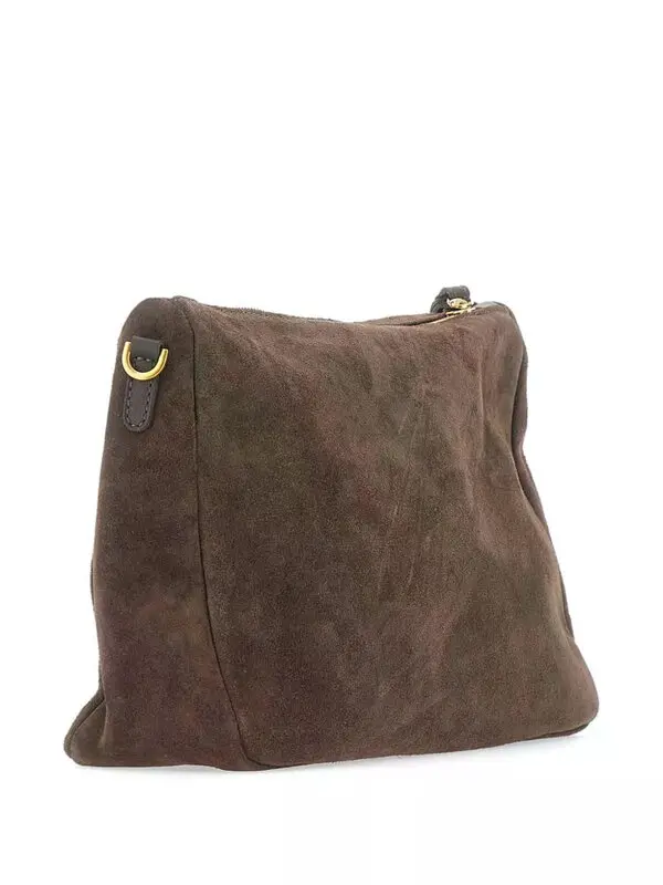 GIANNI CHIARINI Nora Suede Clutch Bag