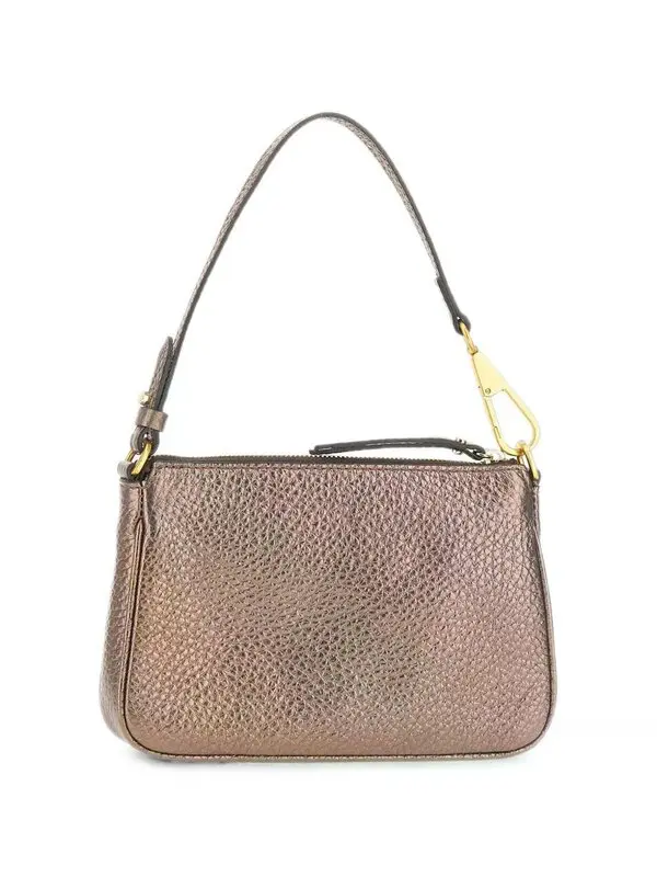 GIANNI CHIARINI Brooke Maxi Grain Leather Shoulder Bag - Pink