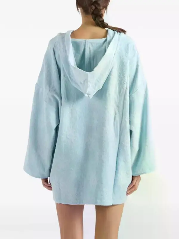 Hunza G Sunny Hooded Poncho