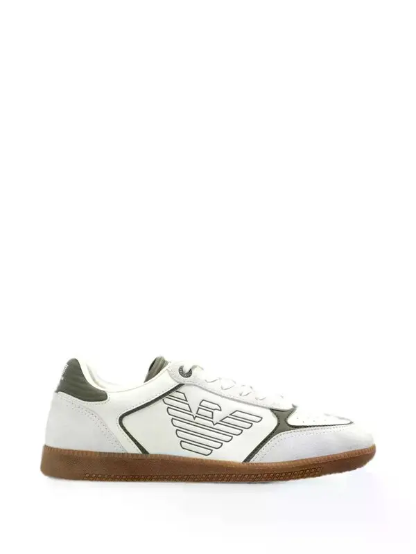 EA7 Panelled Logo Print Sneakers