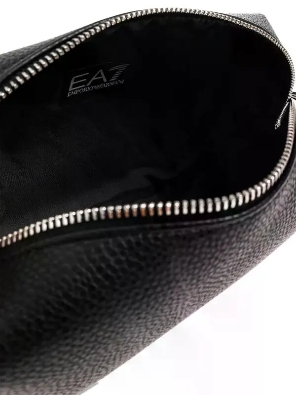 EA7 Logo Print Cosmetic Bag
