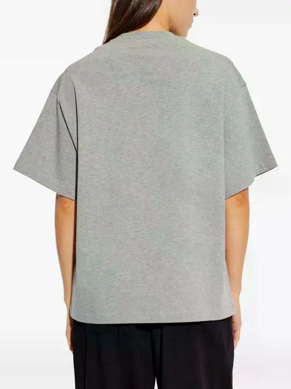 JIL SANDER Logo Print T-shirt - Grey
