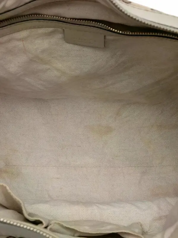 Gucci Gg Canvas Web Mayfair Satchel - Neutrals