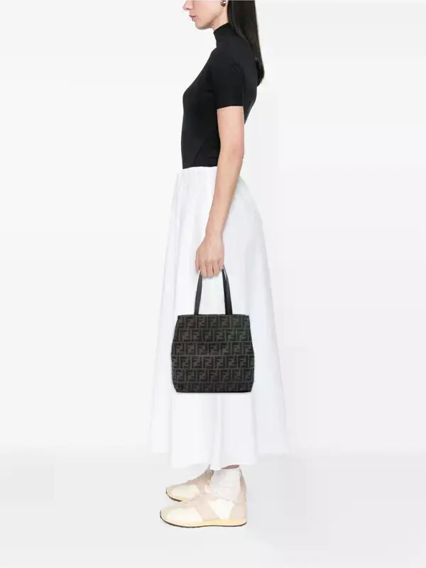 Fendi Zucca Canvas Tote Bag